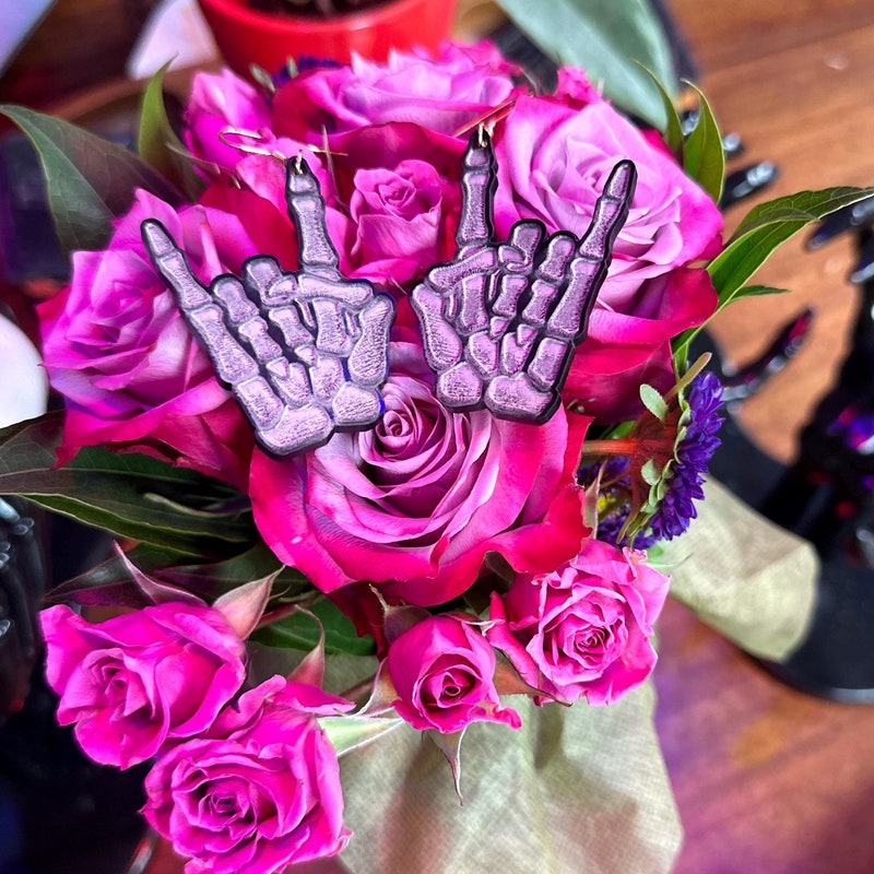 Rock Dangle Earrings - Etsy