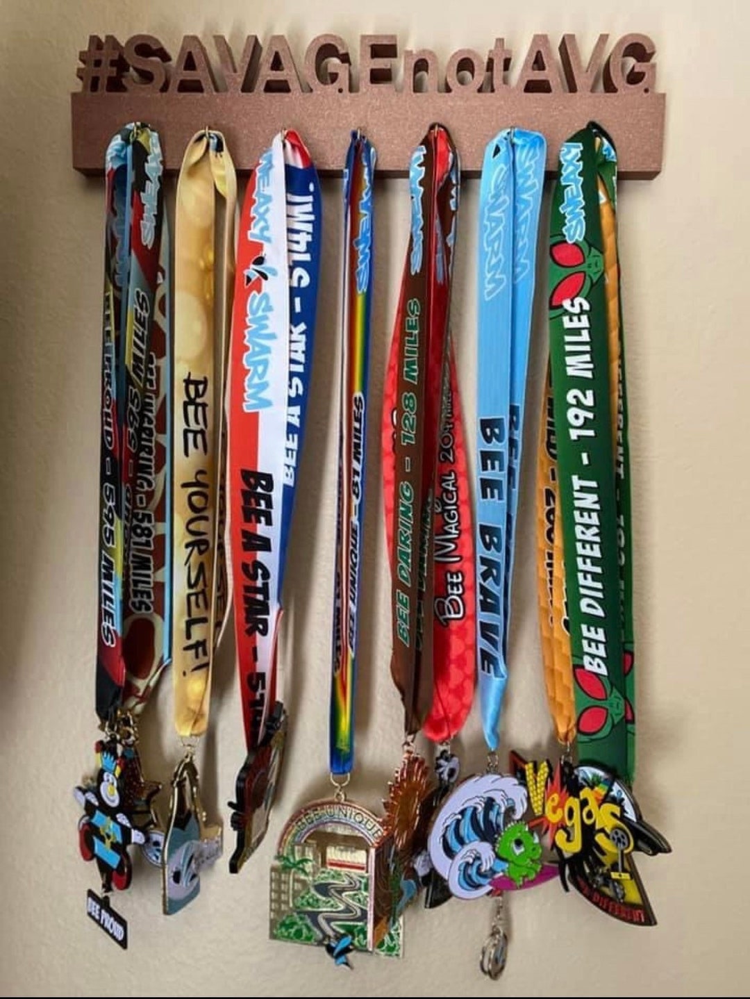 Custom Medal Rack: Wall Mounted Peloton Leaderboard Sign - Etsy