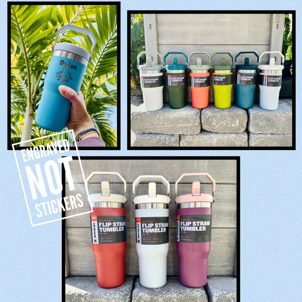 Stanley 30 Oz Ice Flow Engraved - Etsy