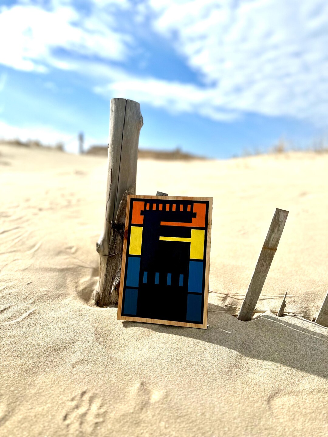 Lewes Beach Tower Reclaimed Wood Sign: Delaware Wave Art - Etsy