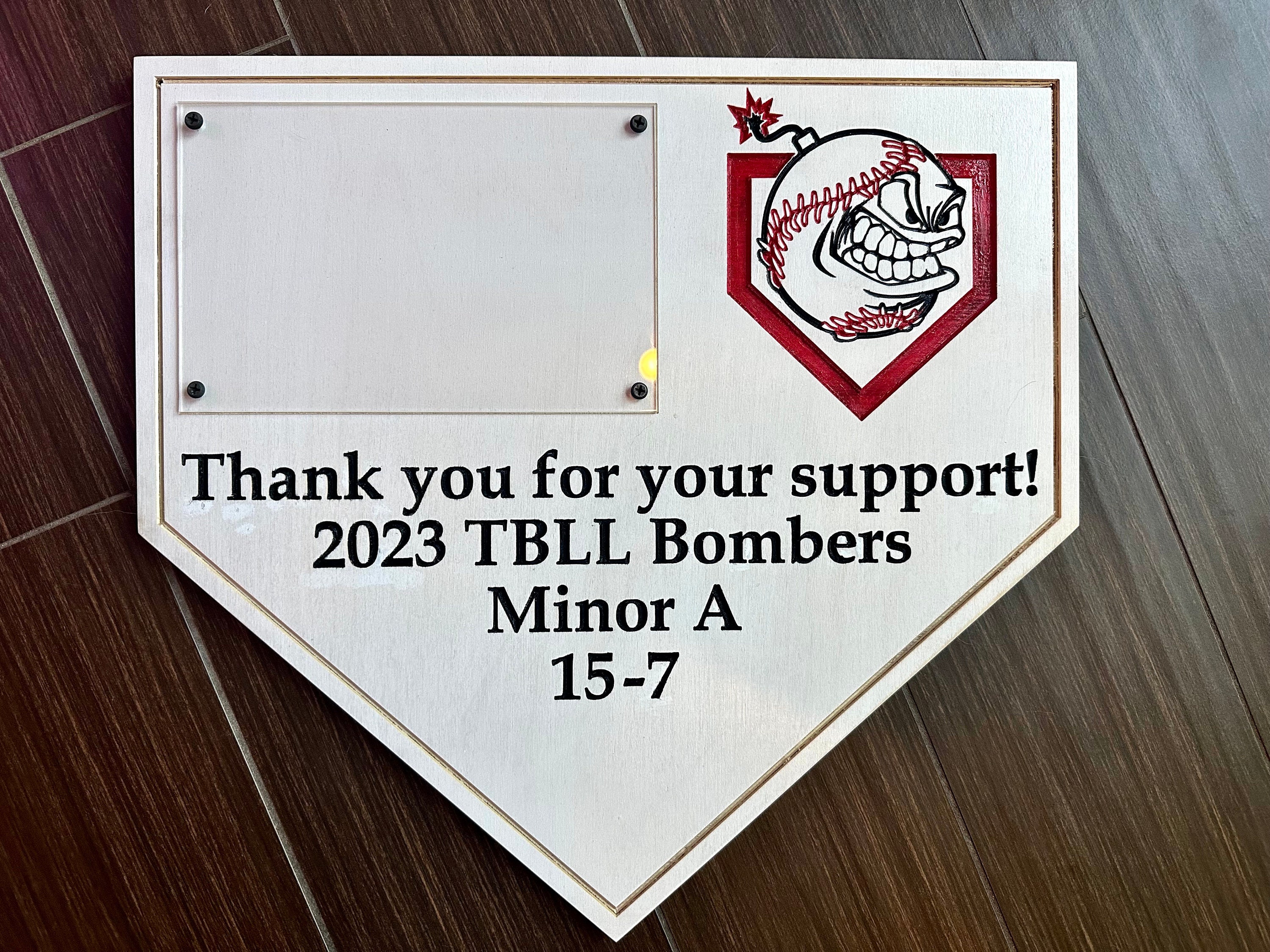 Custom Team Sponsorship Award Wall Hanging Plaque Wall Art - Etsy