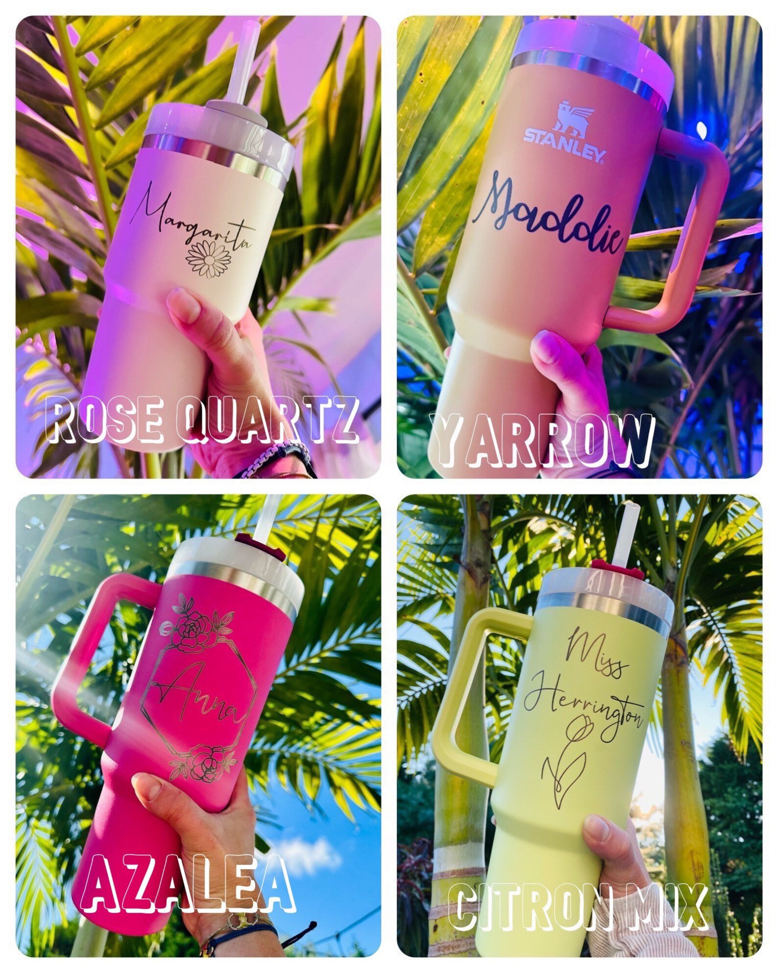 Personalized Engraved Stanley Quencher 40 Oz 30 Oz 20 Oz Etsy