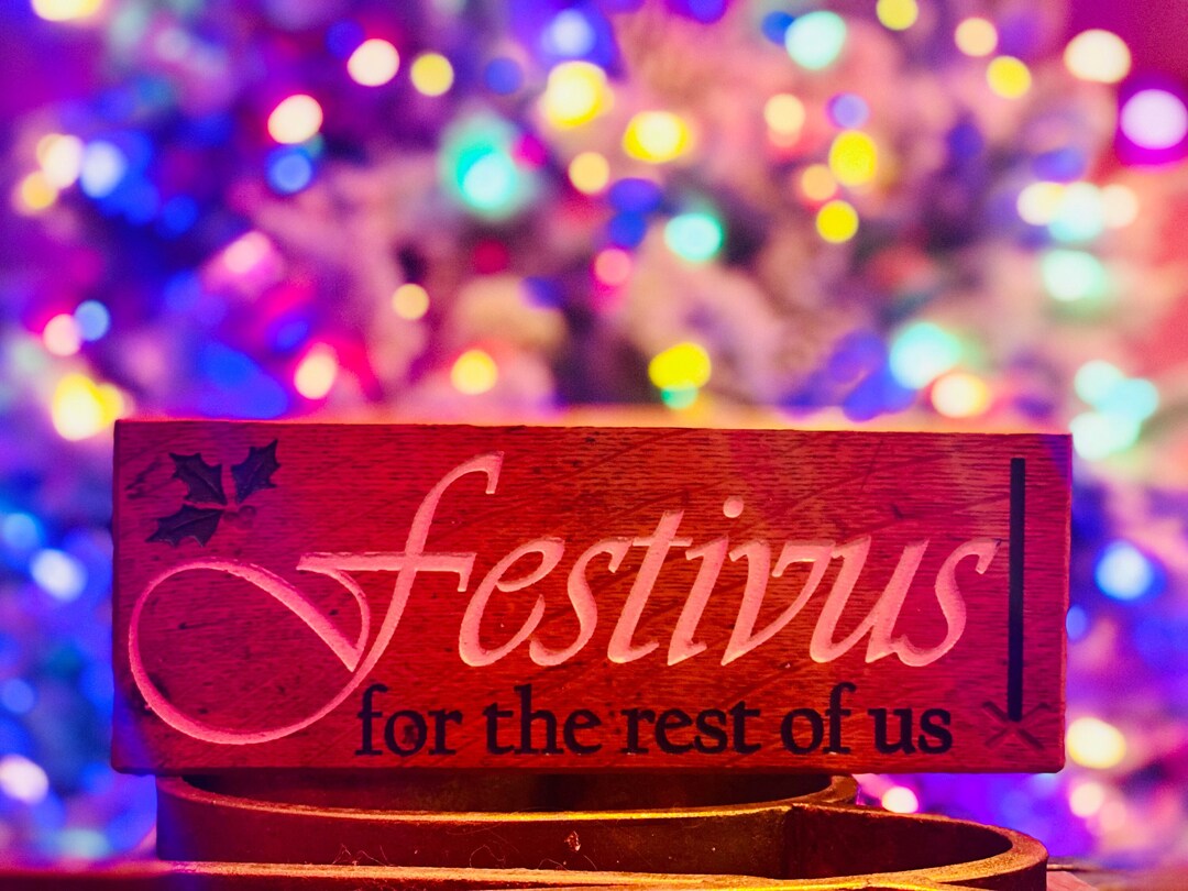 Festivus Sign | Seinfeld Christmas, Funny White Elephant Gift - Etsy