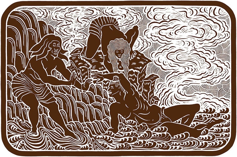 L41 Pele Hiiaka and Lohiau - Etsy