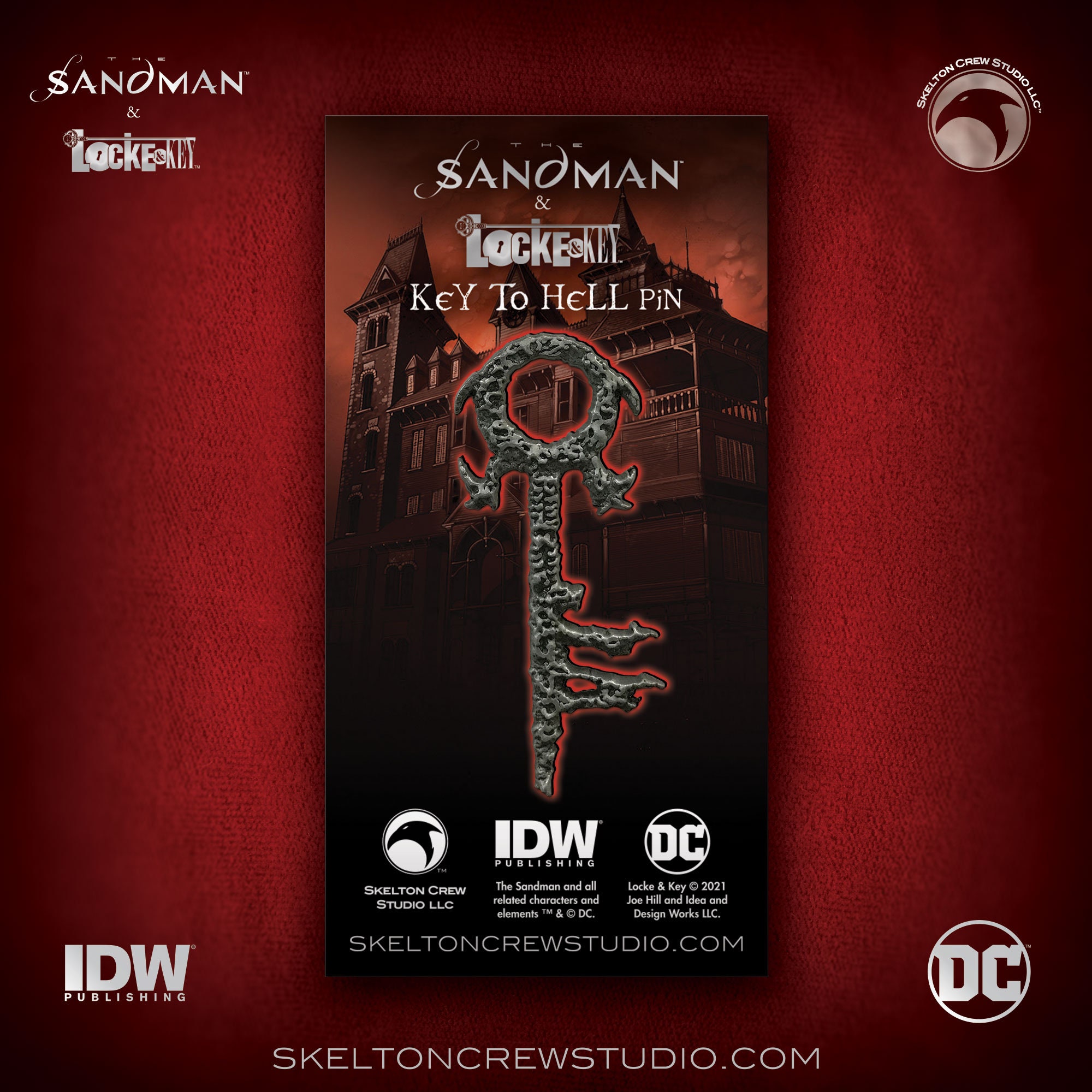 Locke & Key/sandman: the Key to Hell Pin - Etsy