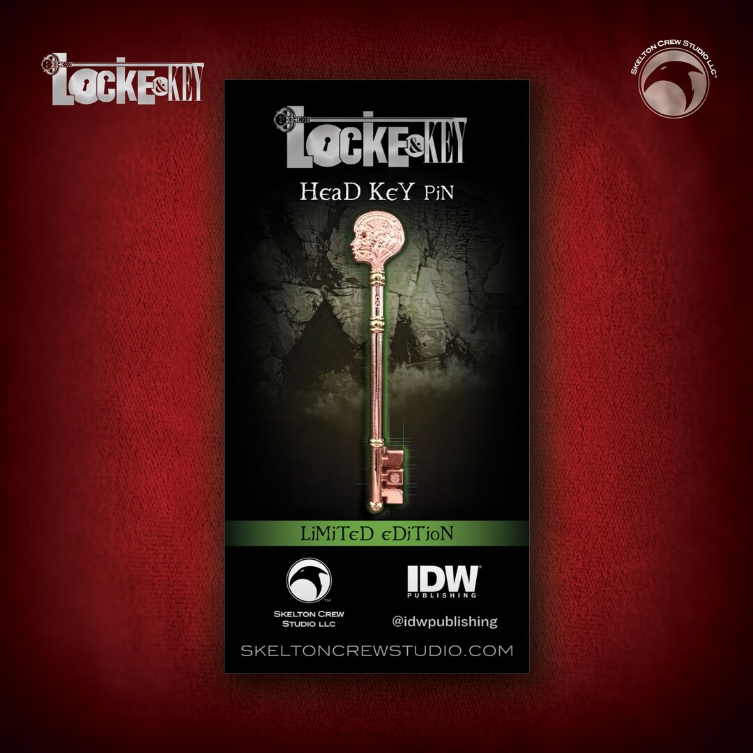 Locke & Key: Limited Edition Head Key Pin - Etsy