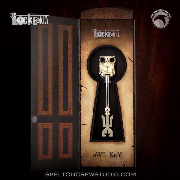 Skeleton Key Owl - Etsy