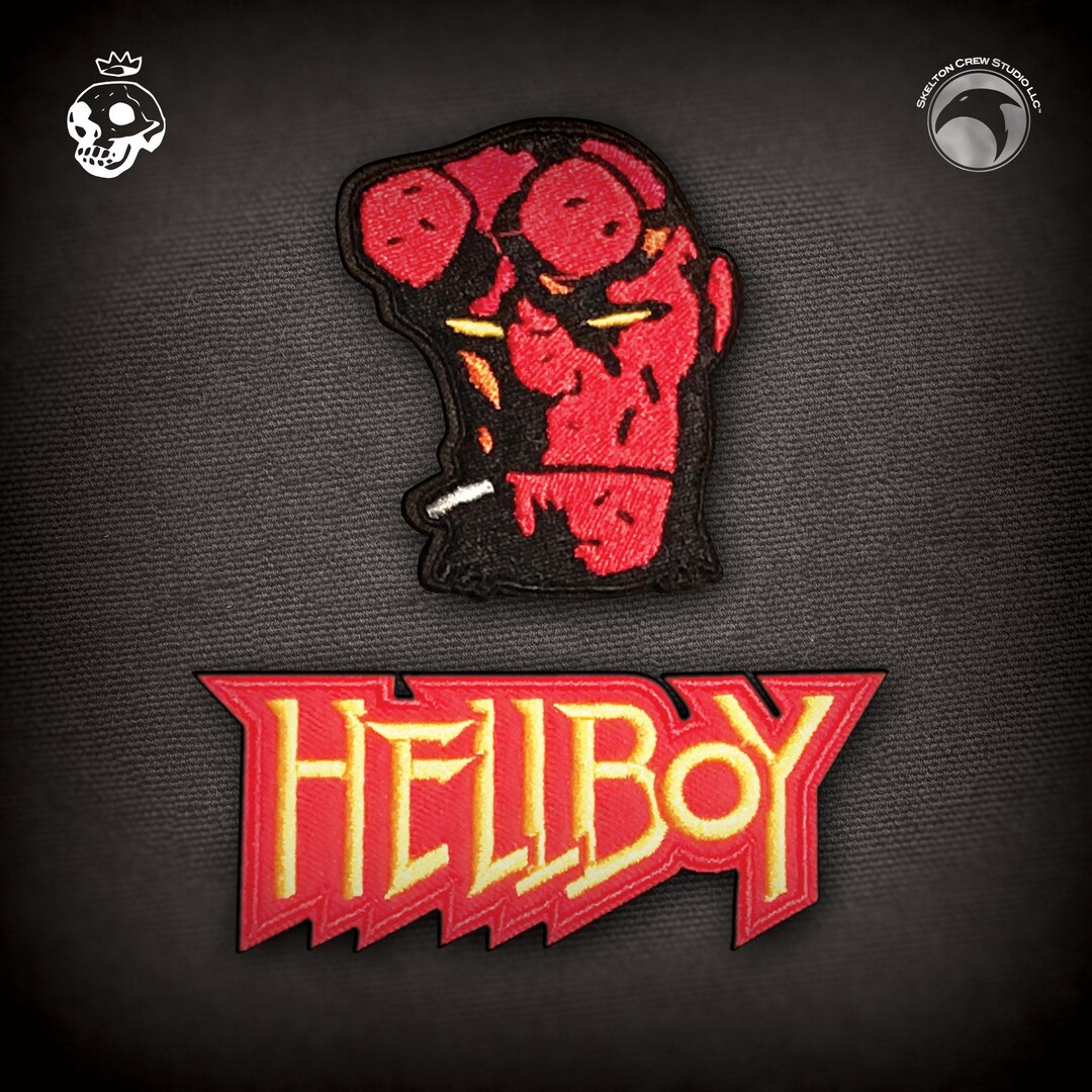 Hellboy & Hellboy Logo Patch Set - Etsy