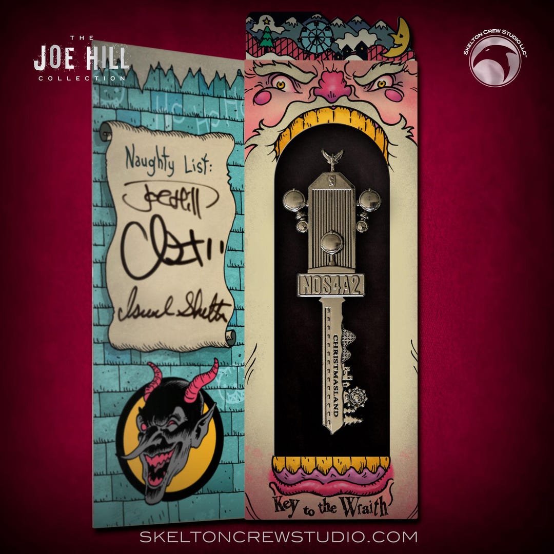 Joe Hill TRIPLE-SIGNED Limited Edition Key to the Wraith From NOS4A2 - Etsy