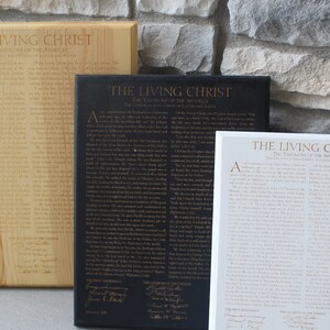 NEW Restoration Proclamation, the Family Proclamation, the Living ...