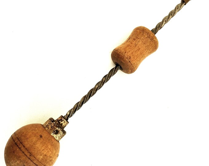 Vintage Antique Archimedes Hand Spiral Push Drill - Etsy