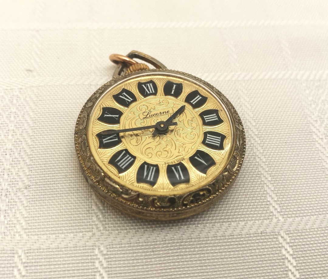 Vintage Wotania Swiss Made Lucerne Pocket Watch - Etsy