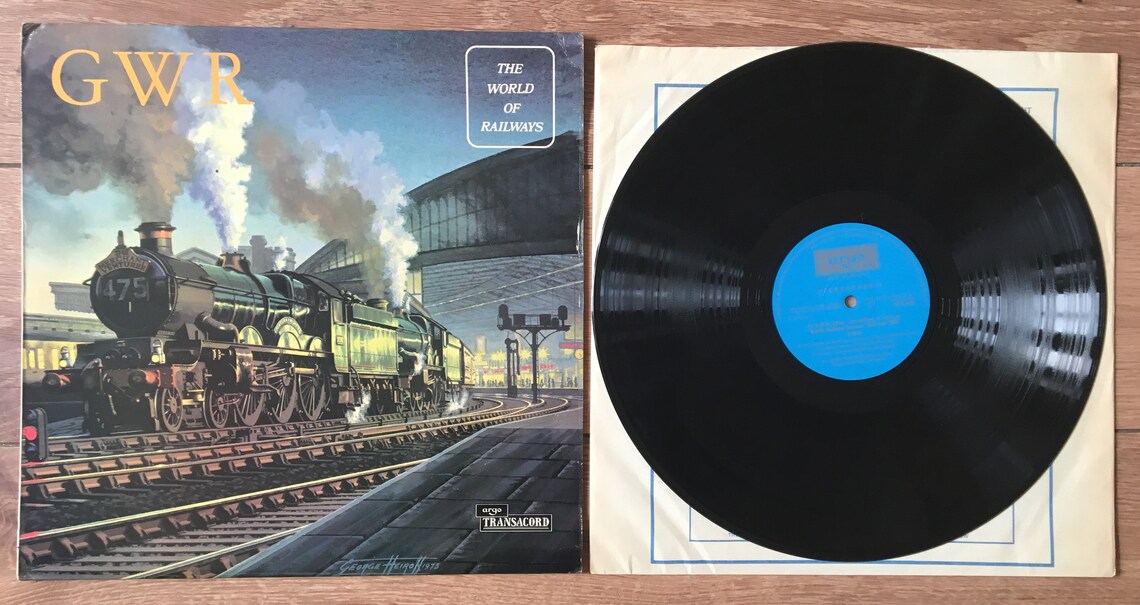 Train / Railway Vinyl Records X 5 Albums Steam Engines / - Etsy UK