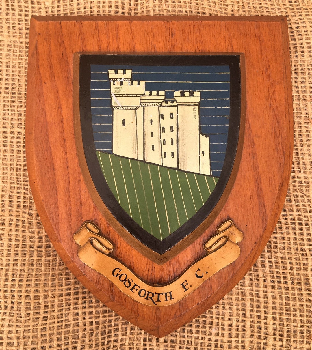 Vintage Gosforth FC Wooden Shield - Etsy