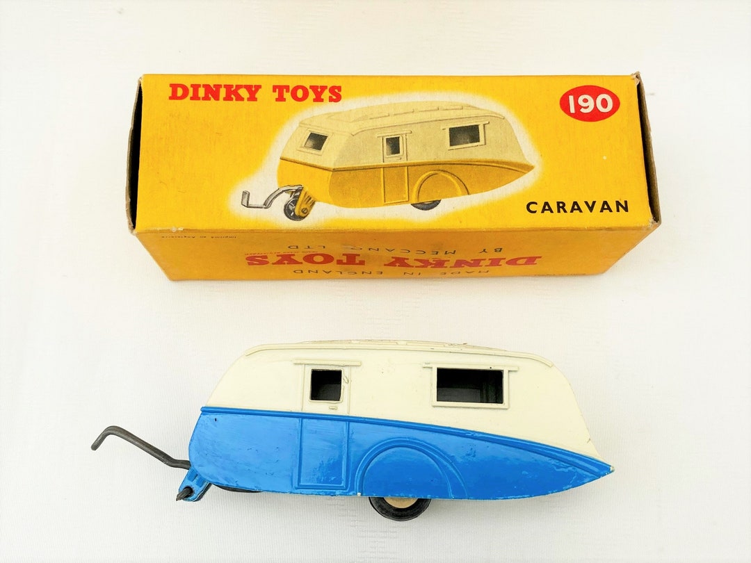 Original Vintage Dinky Toys Caravan 190 With Box - Etsy