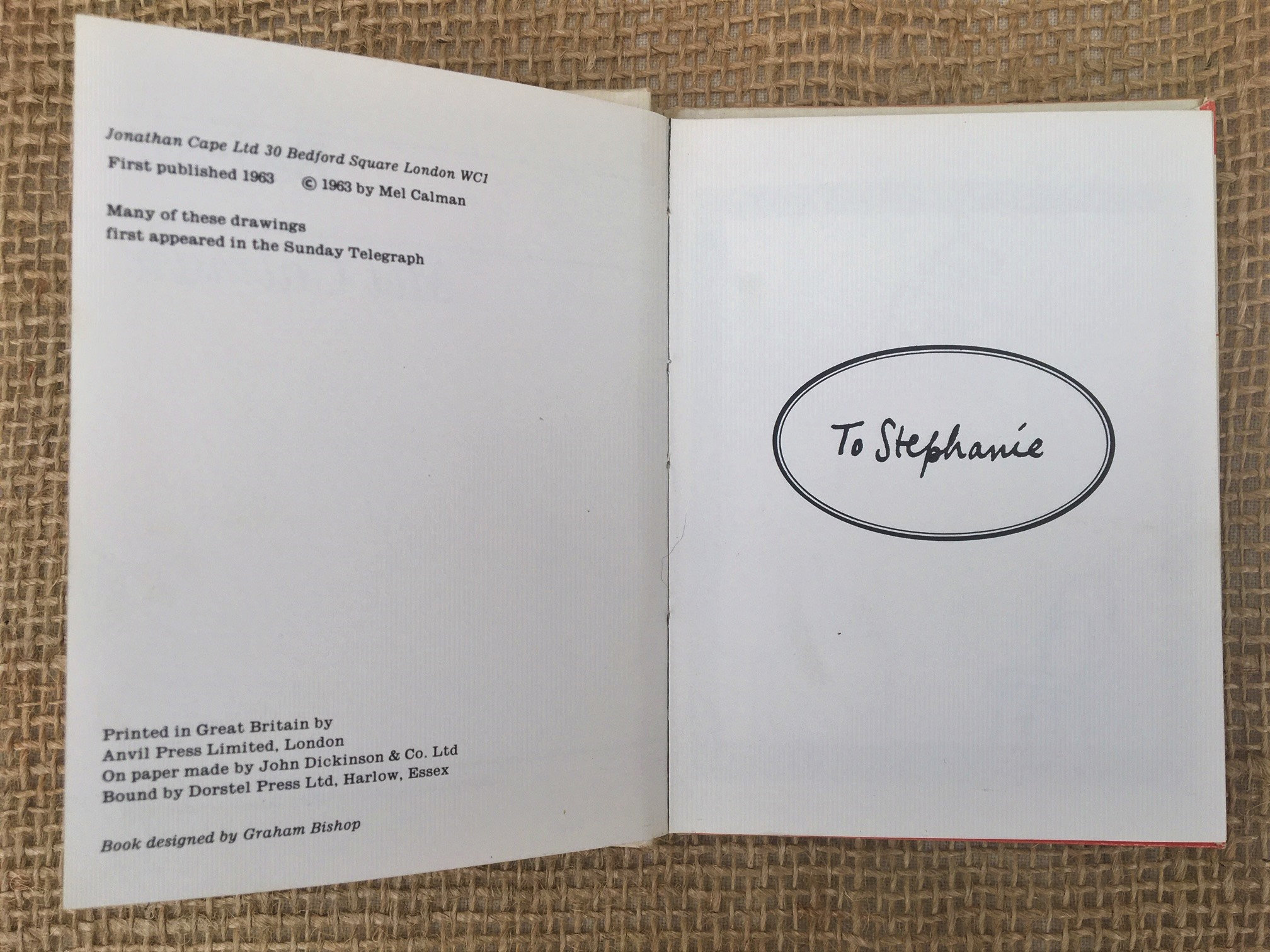 Bed-sit by Mel Calman 1963 - Etsy UK