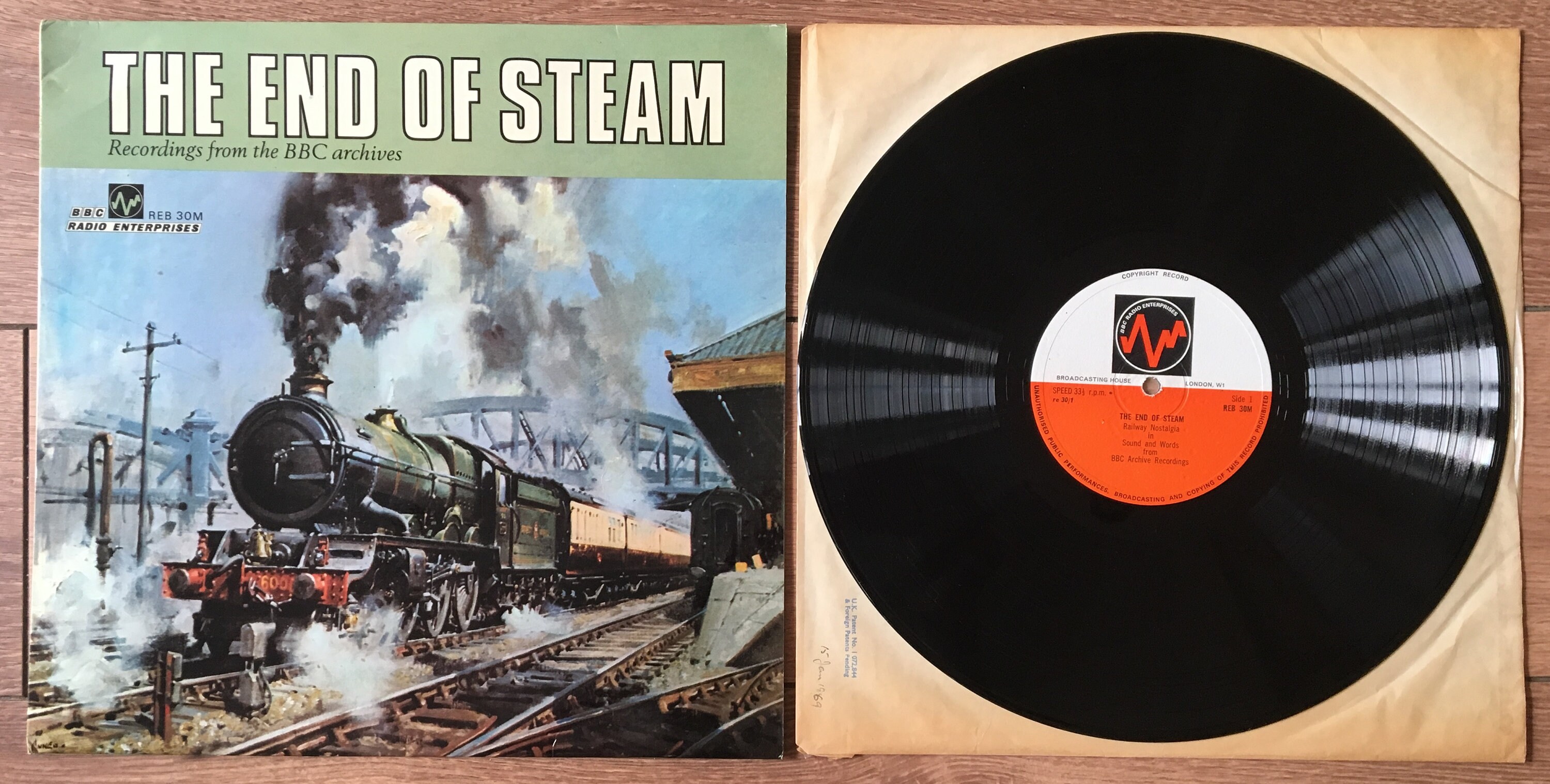 Train / Railway Vinyl Records X 5 Albums Steam Engines / - Etsy UK