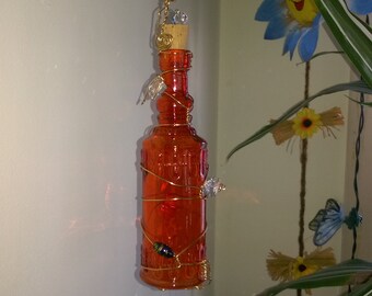 Wire wrapped bottle | Etsy