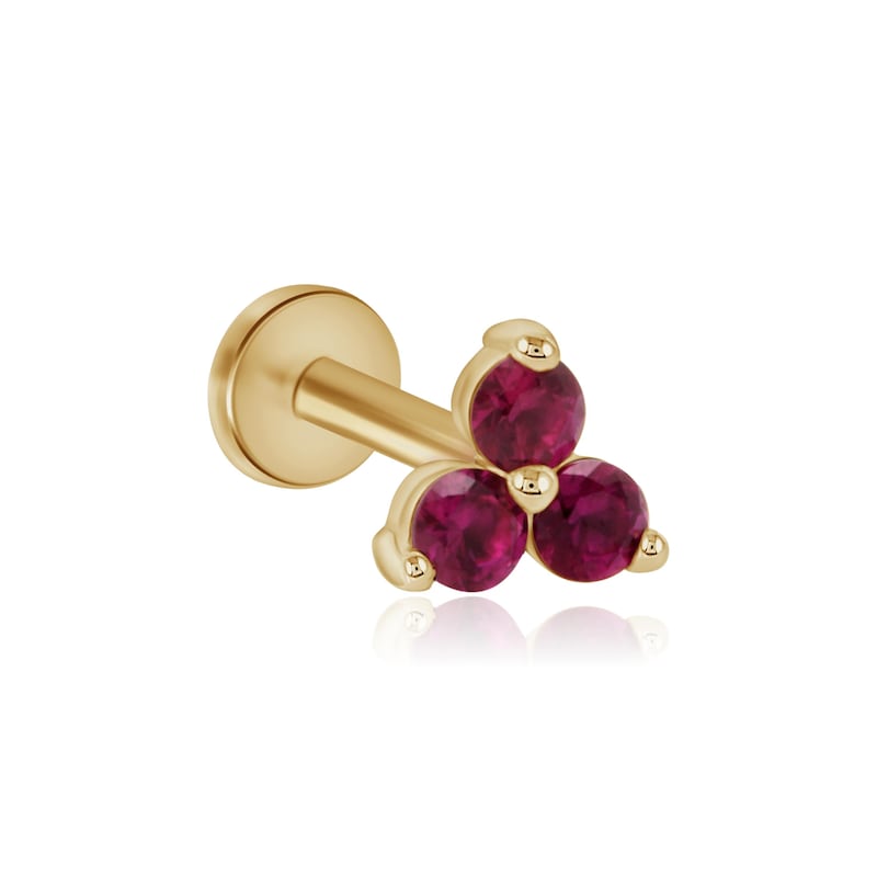 Ruby Earrings - Etsy