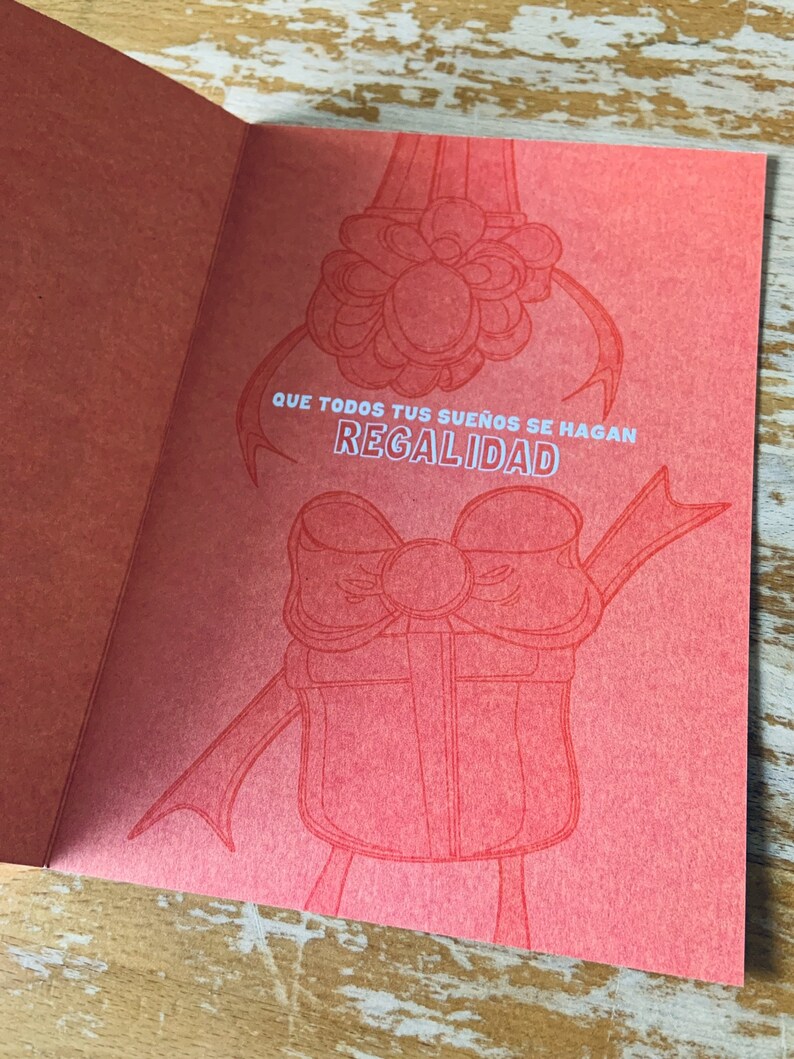 Feliz Cumpleaños. Surprise! Spanish Birthday Card. Happy Birthday-feliz ...