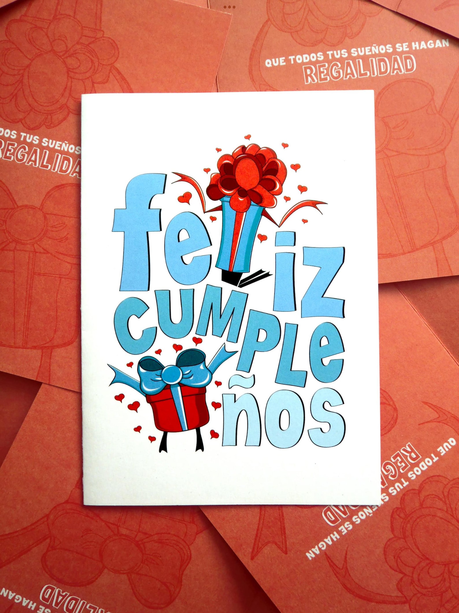 Set of 5 Spanish Birthday Cards #1 - Etsy