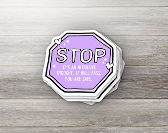 Stop Talking Die-cut Sticker - Etsy