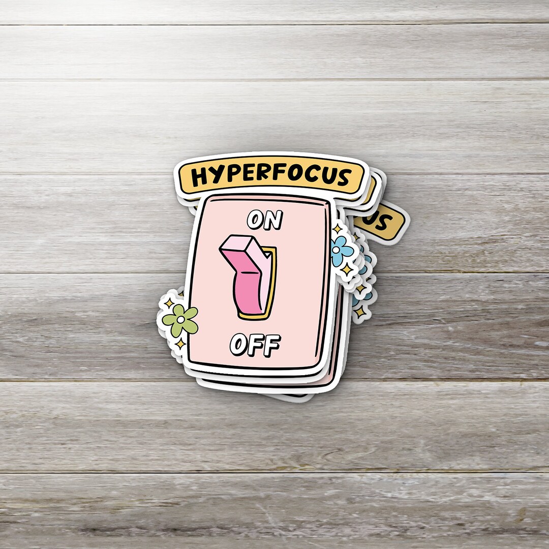 Hyperfocus Switch Sticker - Etsy