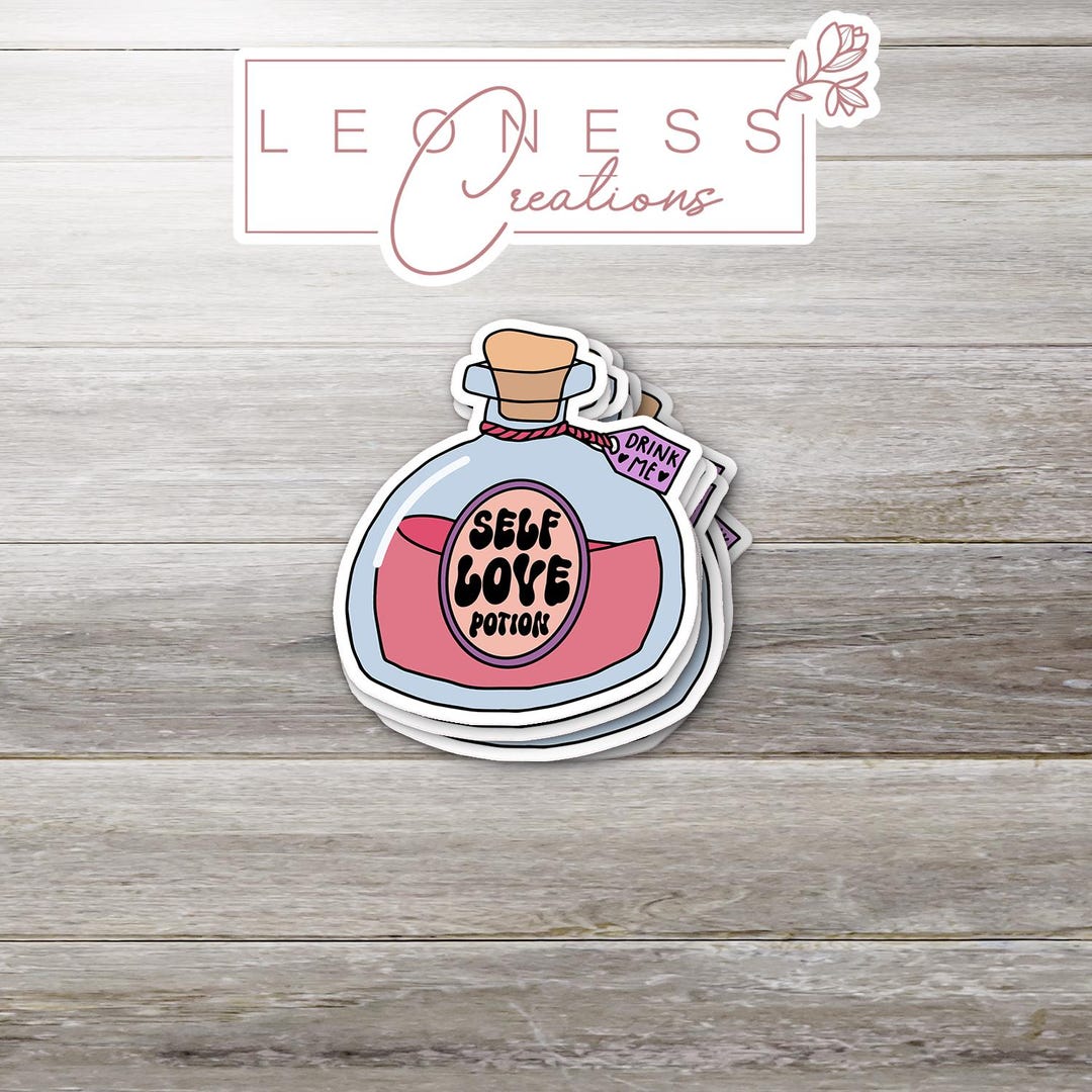 Self Love Potion Sticker - Etsy