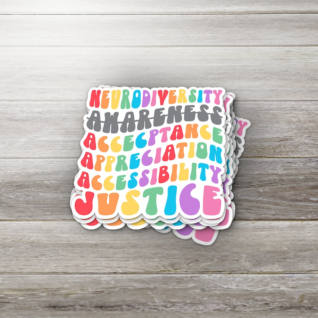 Neurodiversity Appreciation Sticker - Etsy