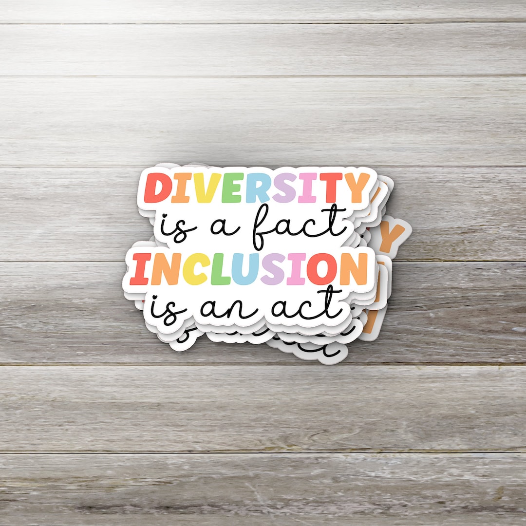 Diversity is a Fact Sticker - Etsy