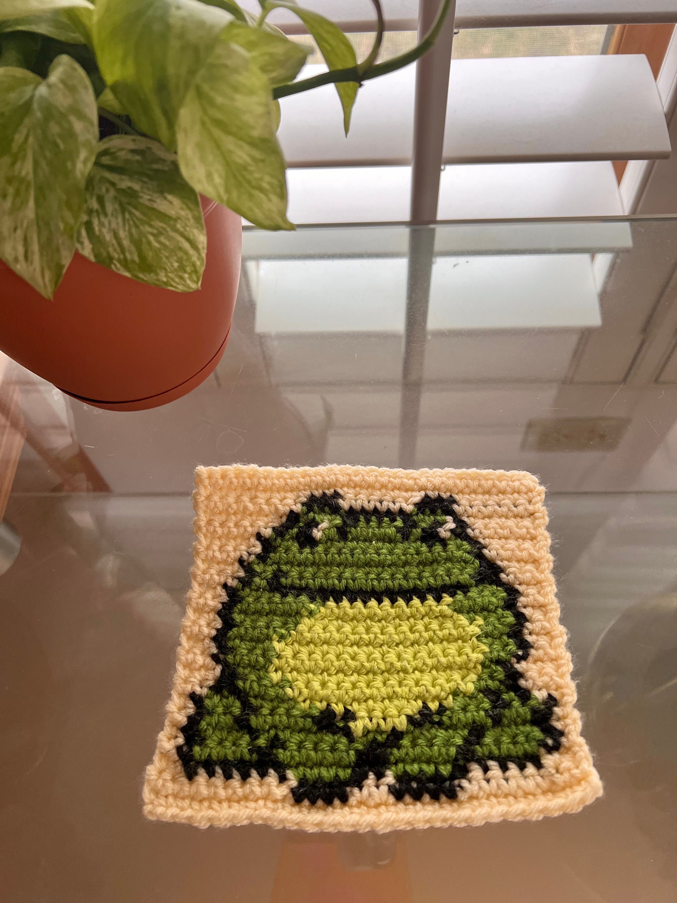 PATTERN Cute Round Frog Crochet Tapestry *DIGITAL PDF* - Etsy