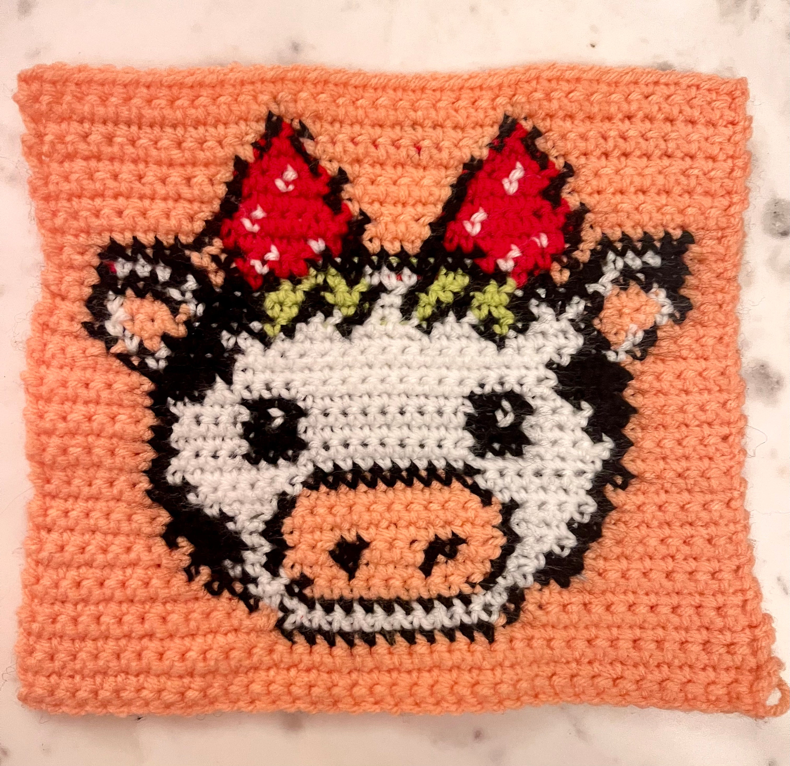 PATTERN Strawberry Cow Crochet Tapestry *DIGITAL PDF* - Etsy