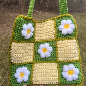 Matcha Milk Crochet Bag - Etsy