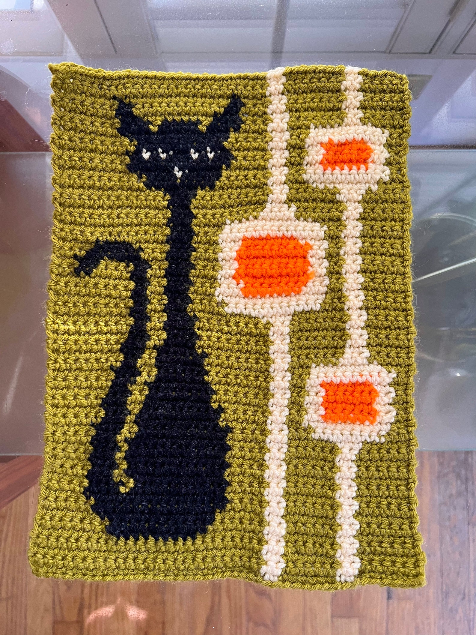 PATTERN Mcm Cat Crochet Tapestry *DIGITAL PDF* - Etsy