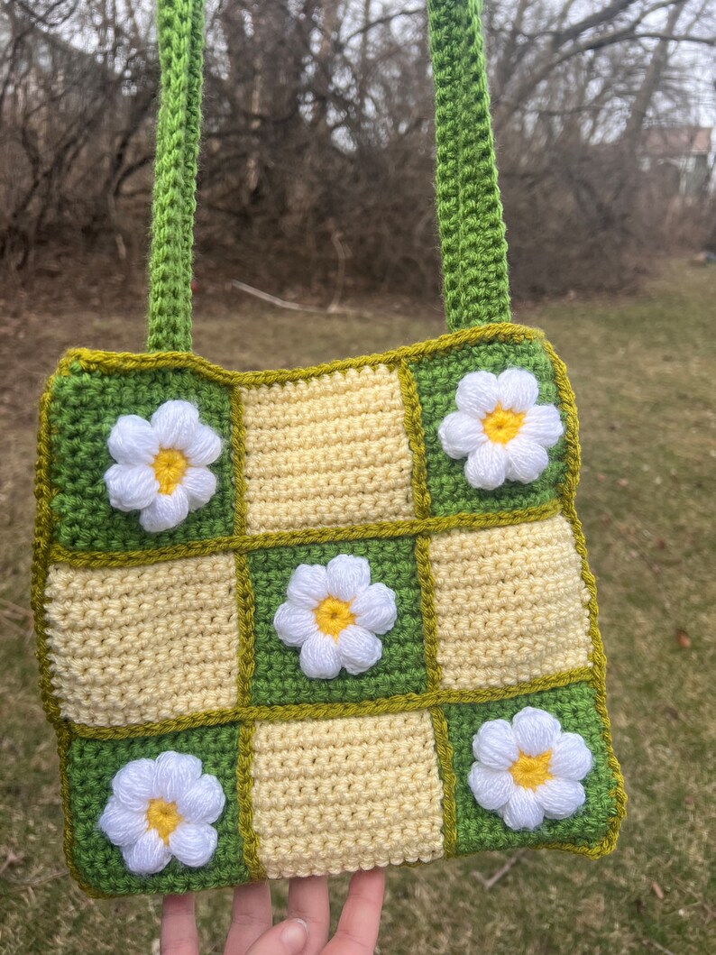 Matcha Milk Crochet Bag - Etsy