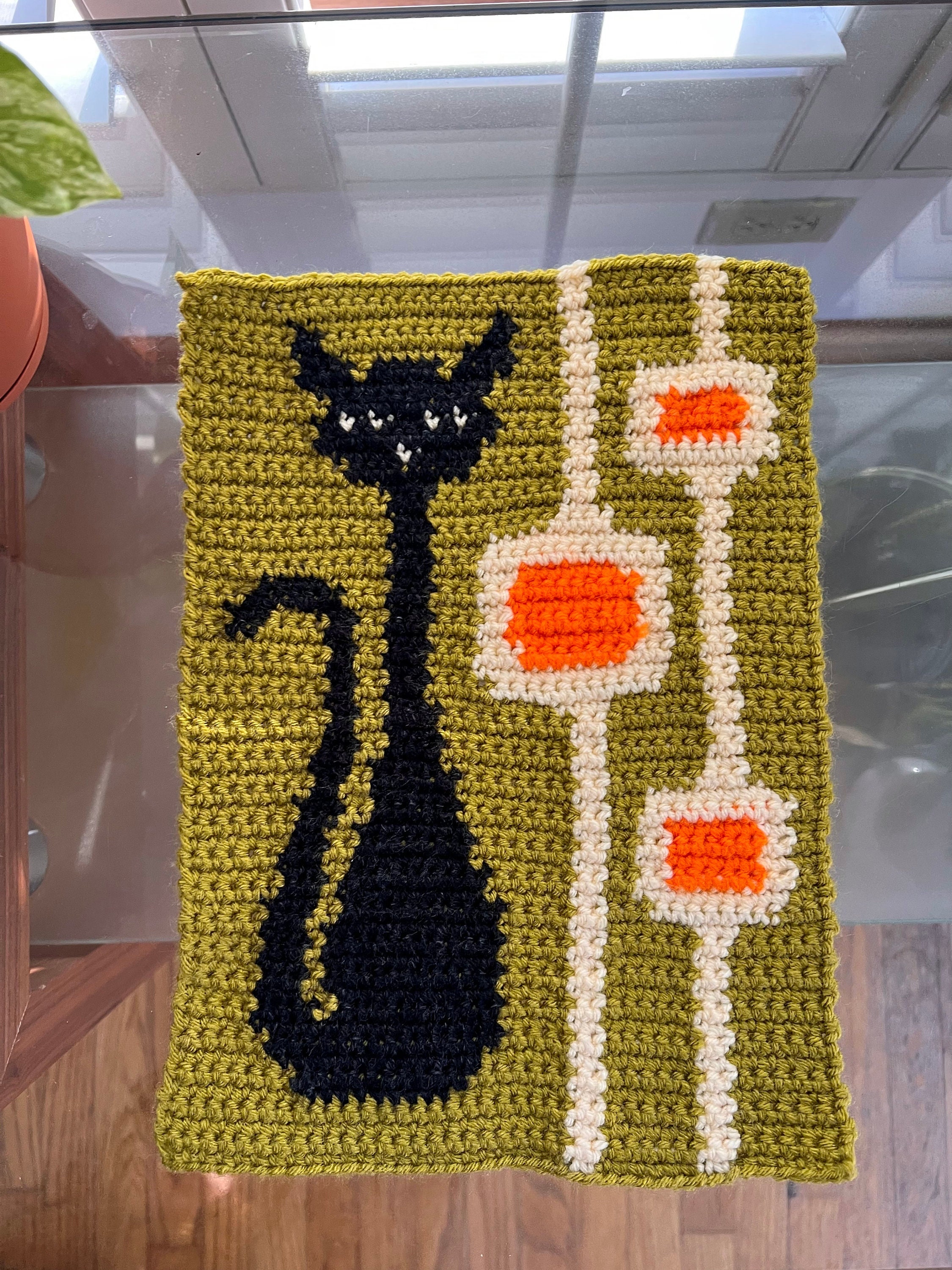 PATTERN Mcm Cat Crochet Tapestry *DIGITAL PDF* - Etsy