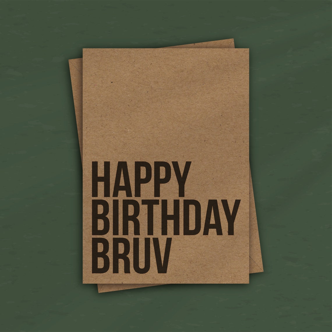 Bruv Funny Birthday Card Humour Chav Brother Card for Him - Etsy UK