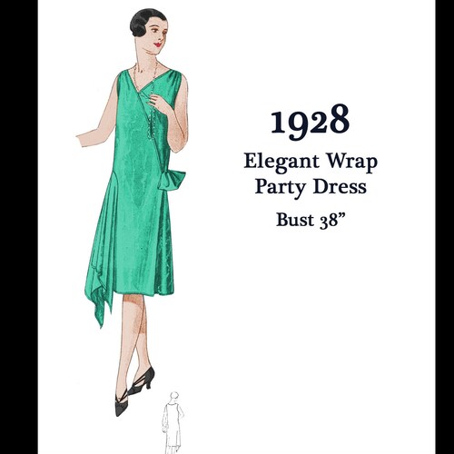 Vintage Sewing Pattern 1920s 20s Evening Cocktail Dress - Etsy