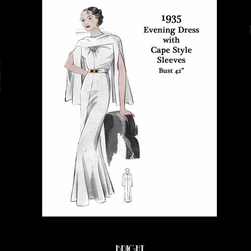 1930s 30s Art Deco Vintage Sewing Pattern Elegant Afternoon - Etsy