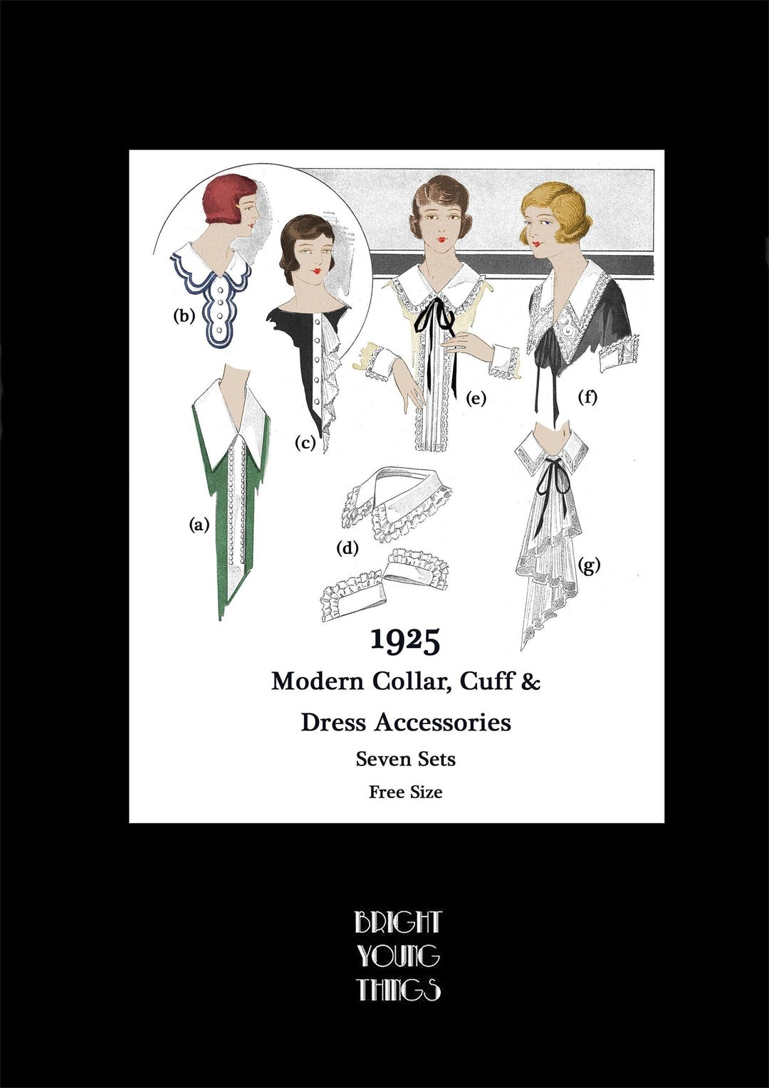 1920s 20s Vintage Sewing Pattern Art Deco Great Gatsby Set of Seven ...