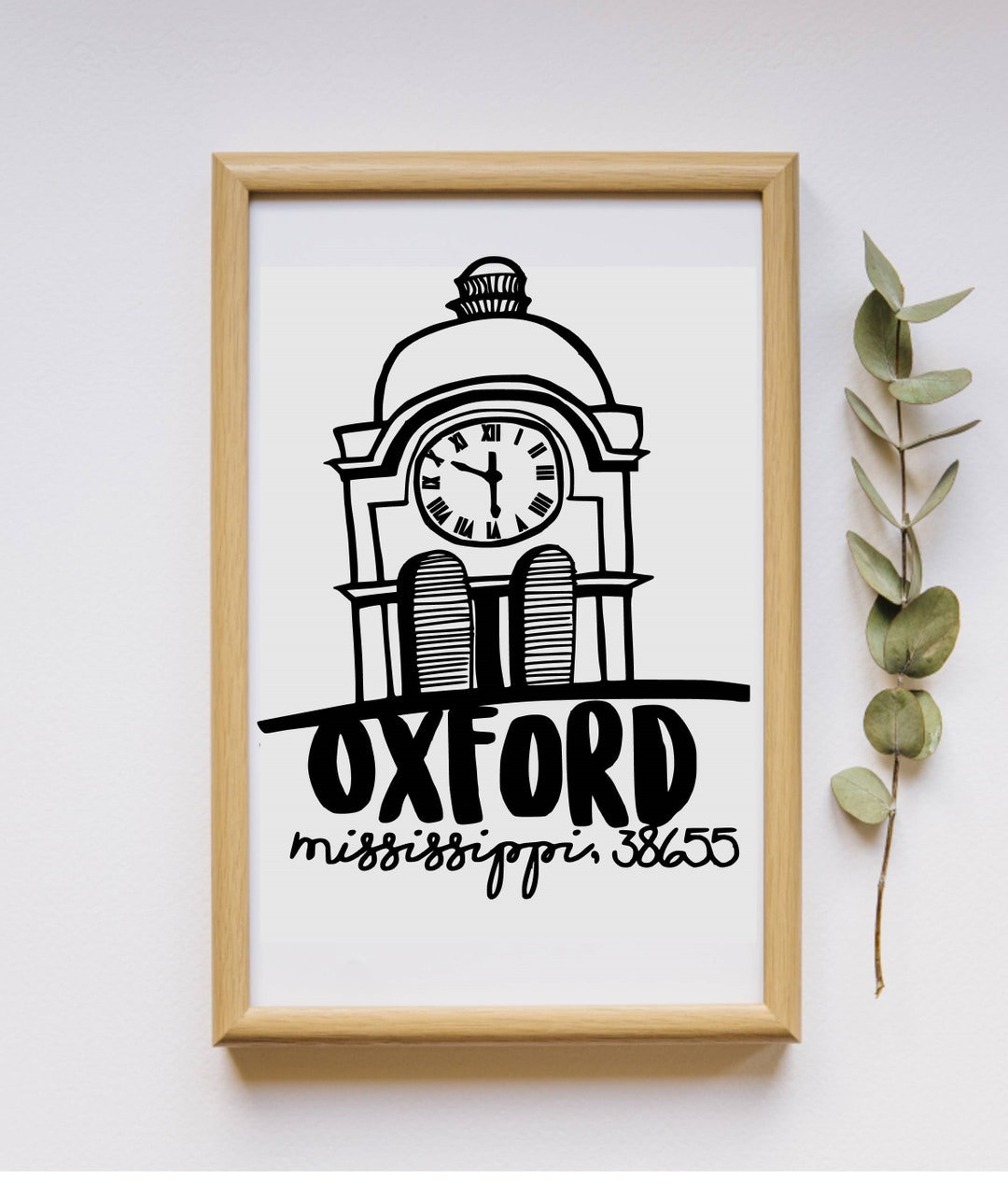 Oxford Courthouse Sketch Svg/print File - Etsy