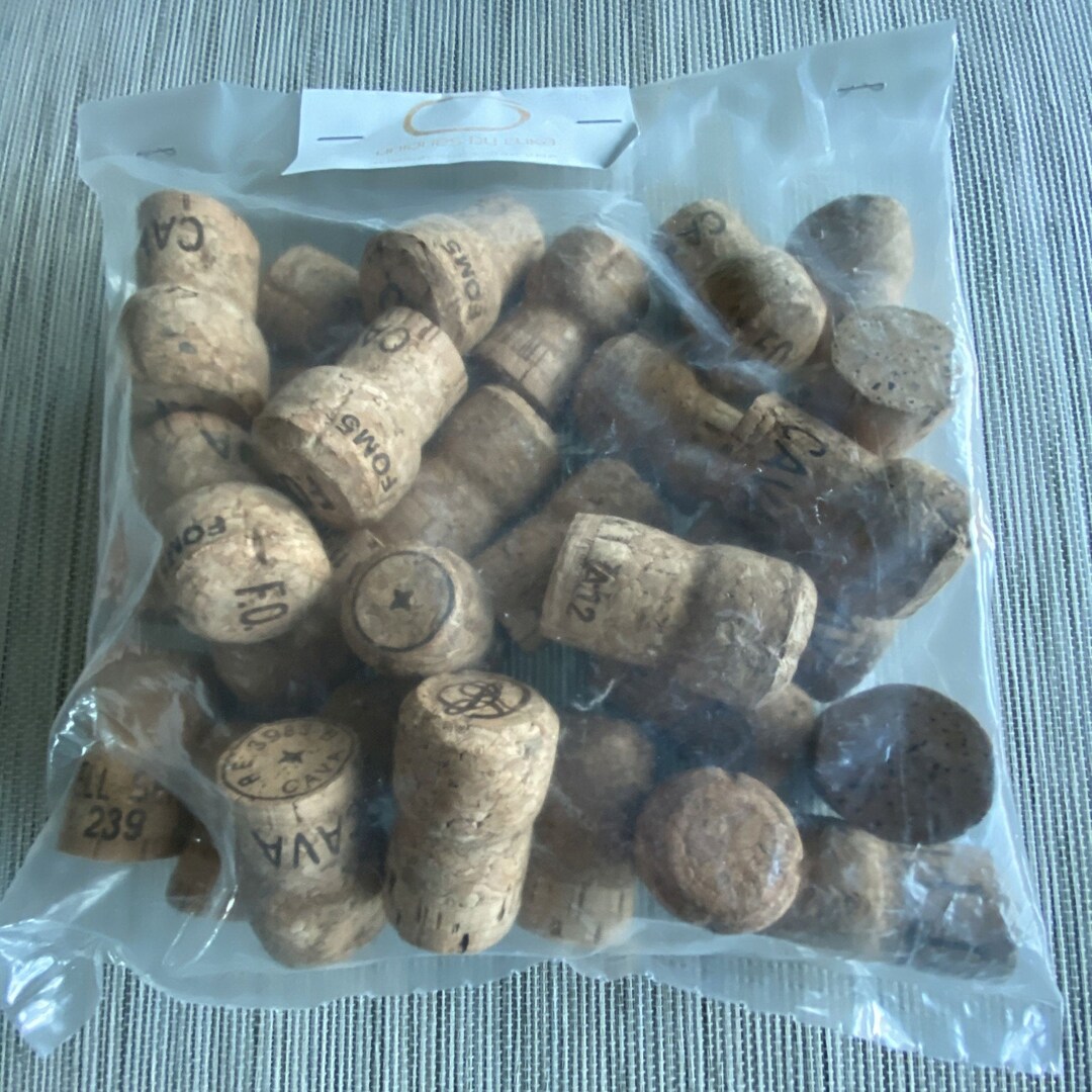 20 Used Champagne/prosecco Corks, Real Corks, Craft Corks - Etsy