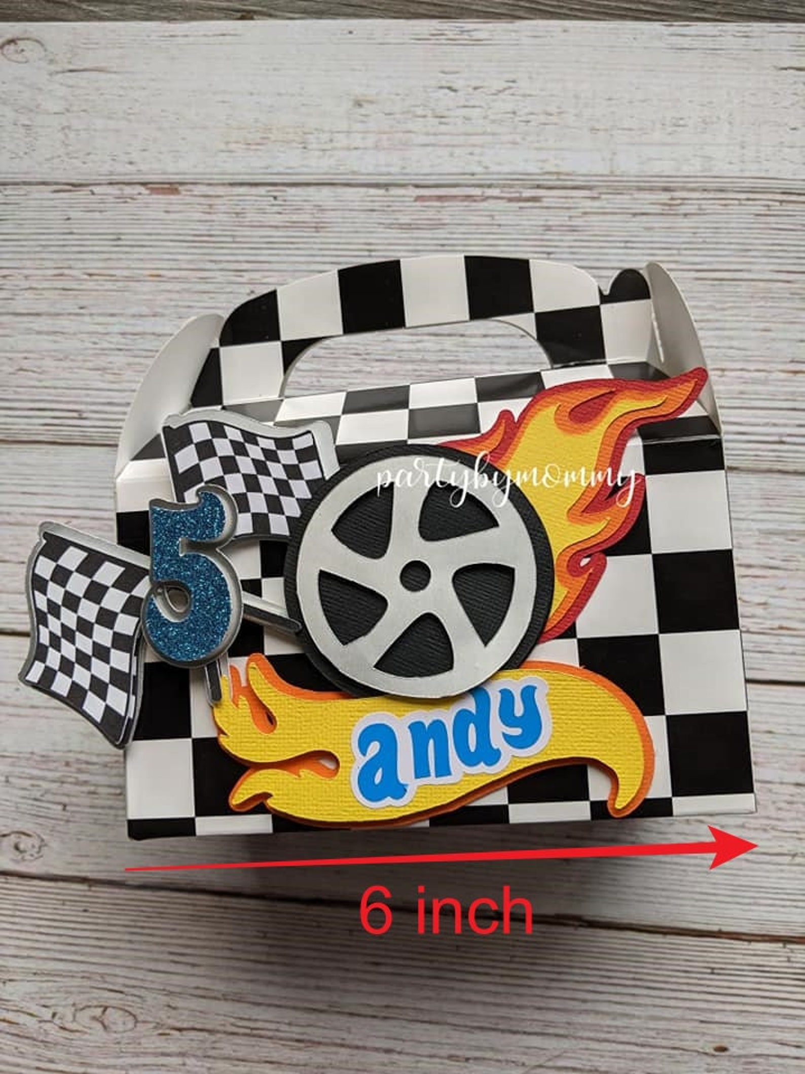 Hotwheels Theme Treat Boxes Favor Boxes personalized - Etsy