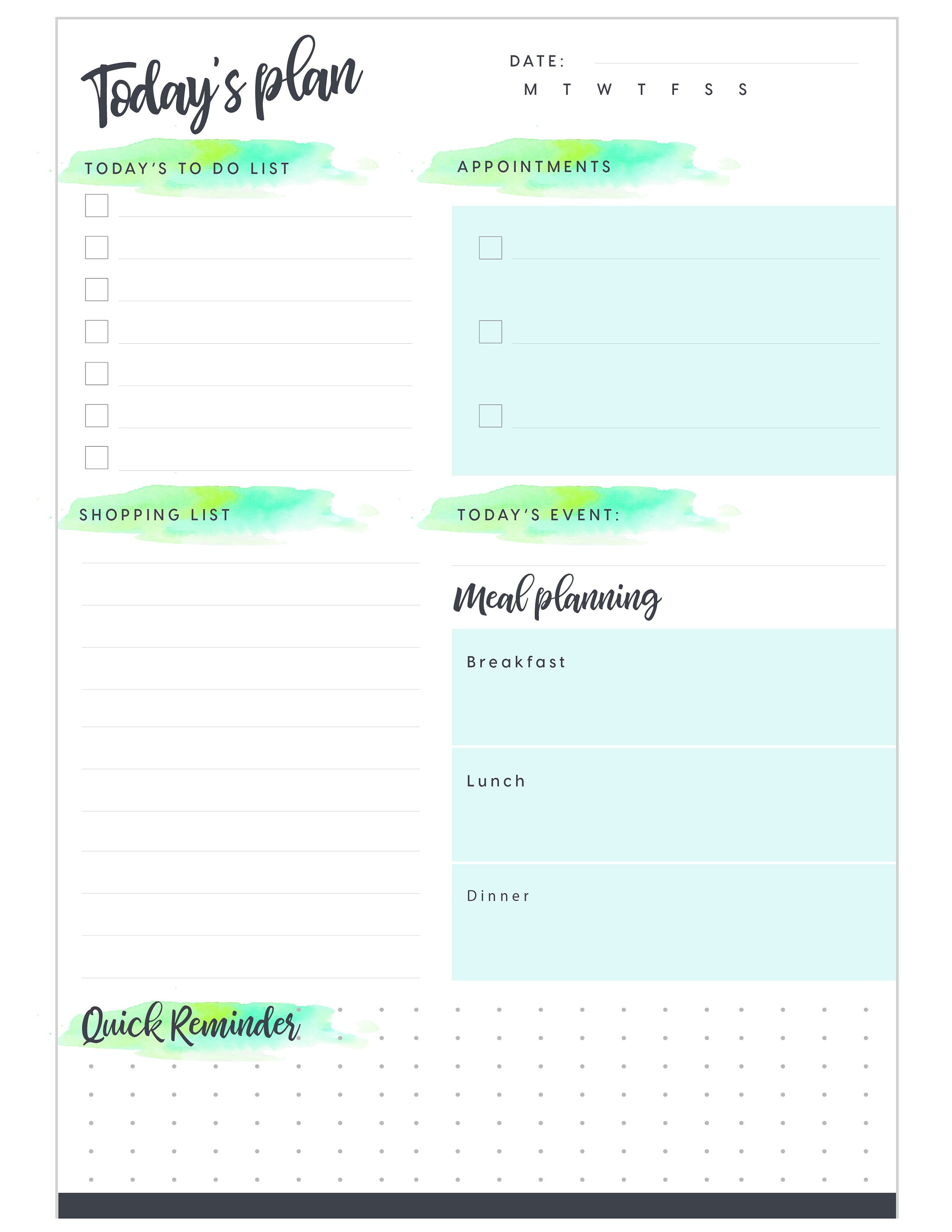 PRINTABLE Busy Parent Planner Weekly Daily School - Etsy