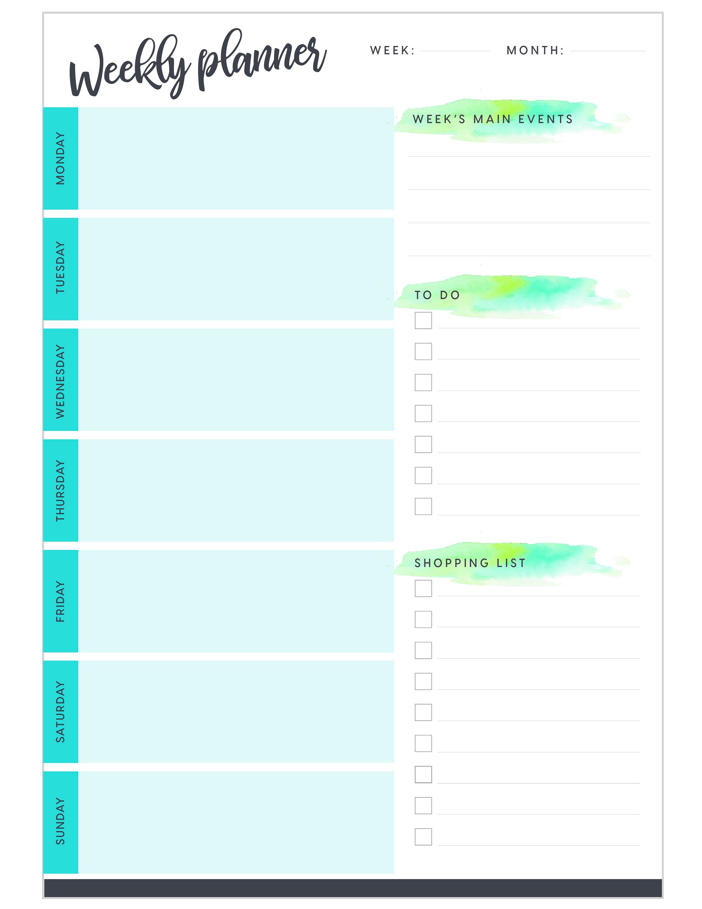 PRINTABLE Busy Parent Planner Weekly Daily School - Etsy