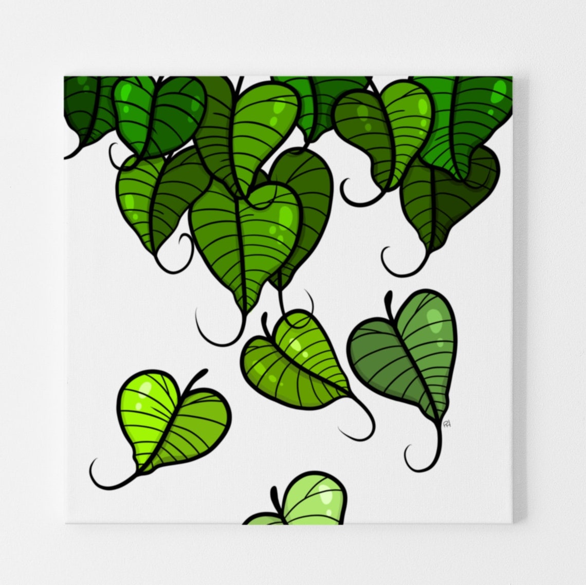 Bo Tree Leaves Fine Art Print | Etsy