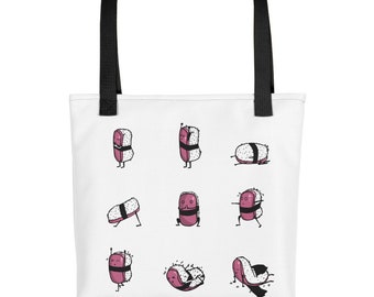Dual Sided Design Spam Musubi Tote Bag - Etsy