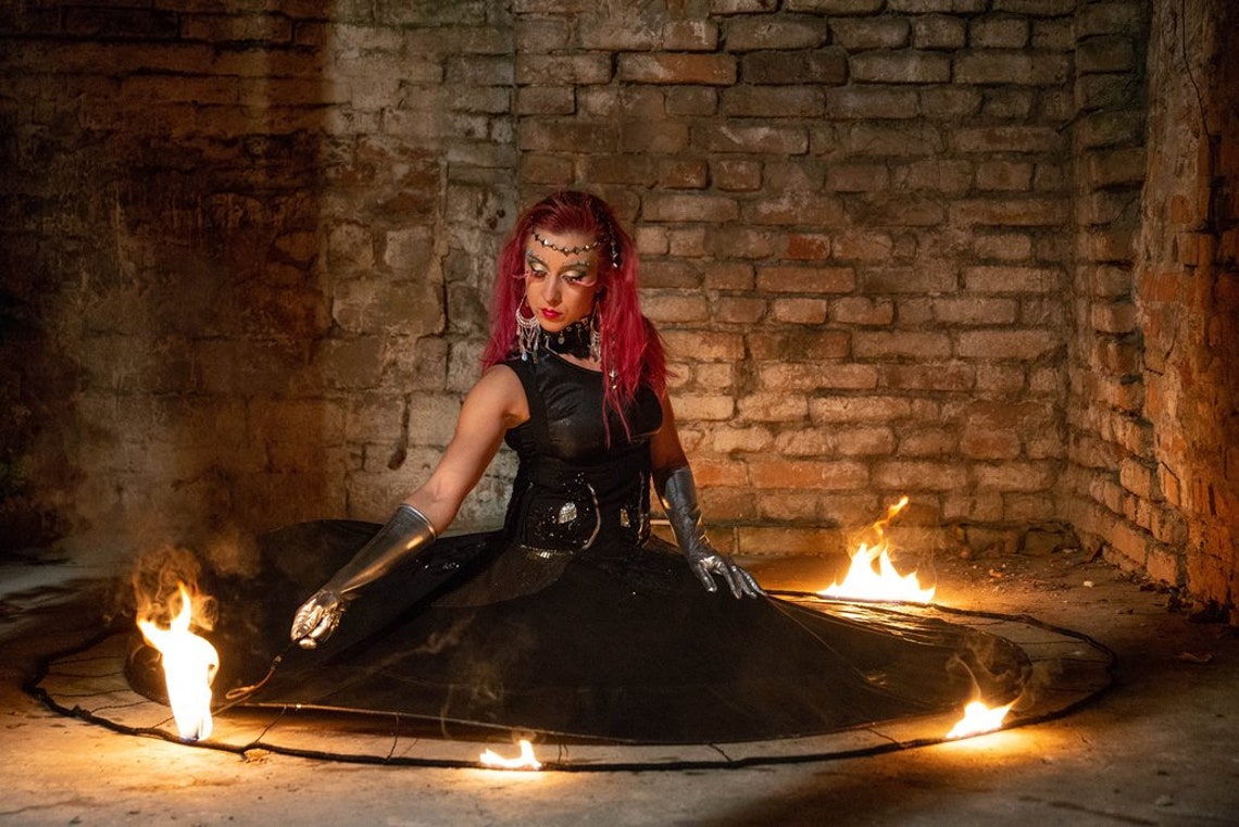 Fire Skirt Fire Dervish Fire Ballerina | Etsy