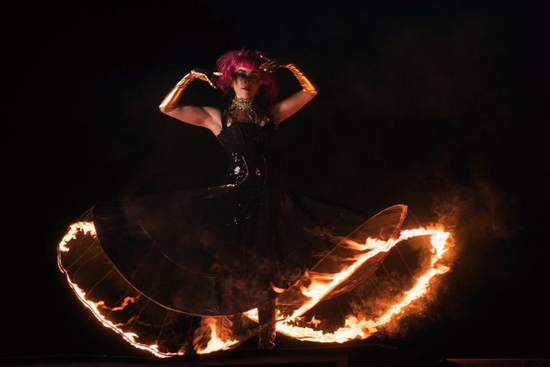 Fire Skirt, Fire Dervish, Fire Ballerina - Etsy