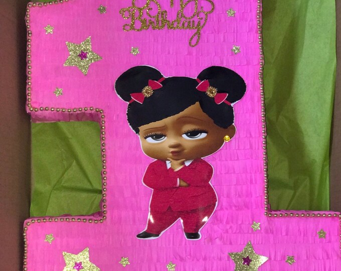 Boss Baby Girl Pinata, Boss Baby Party. Boss Baby Girl Party Decor. - Etsy